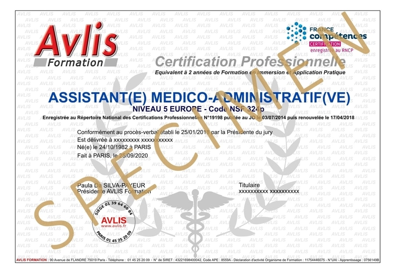 Titres Reconnus par l'Etat